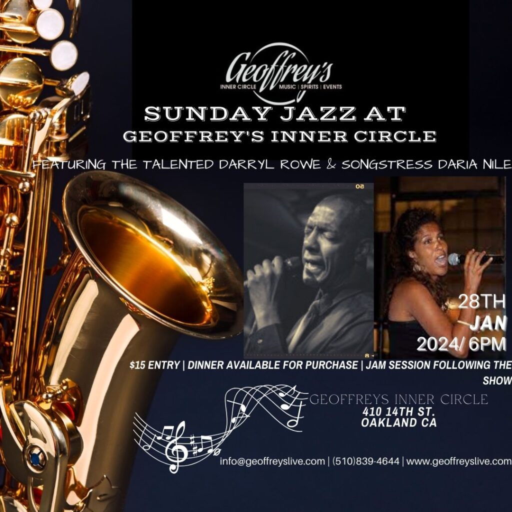 THE EVOLUTION OF JAZZ & BLUES FESTIVAL, LIVE AT GEOFFREY’S INNER CIRCLE ...